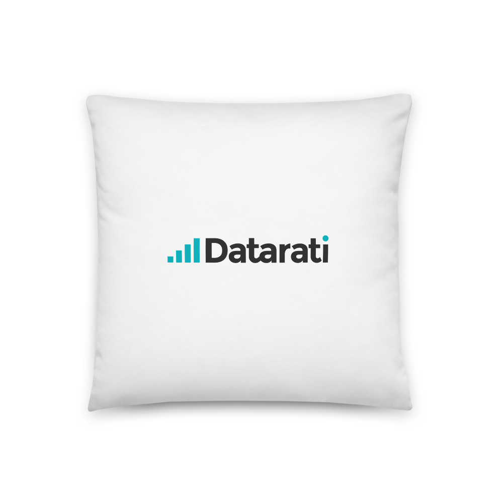 Datarati Pillow (White) – YES, I AM