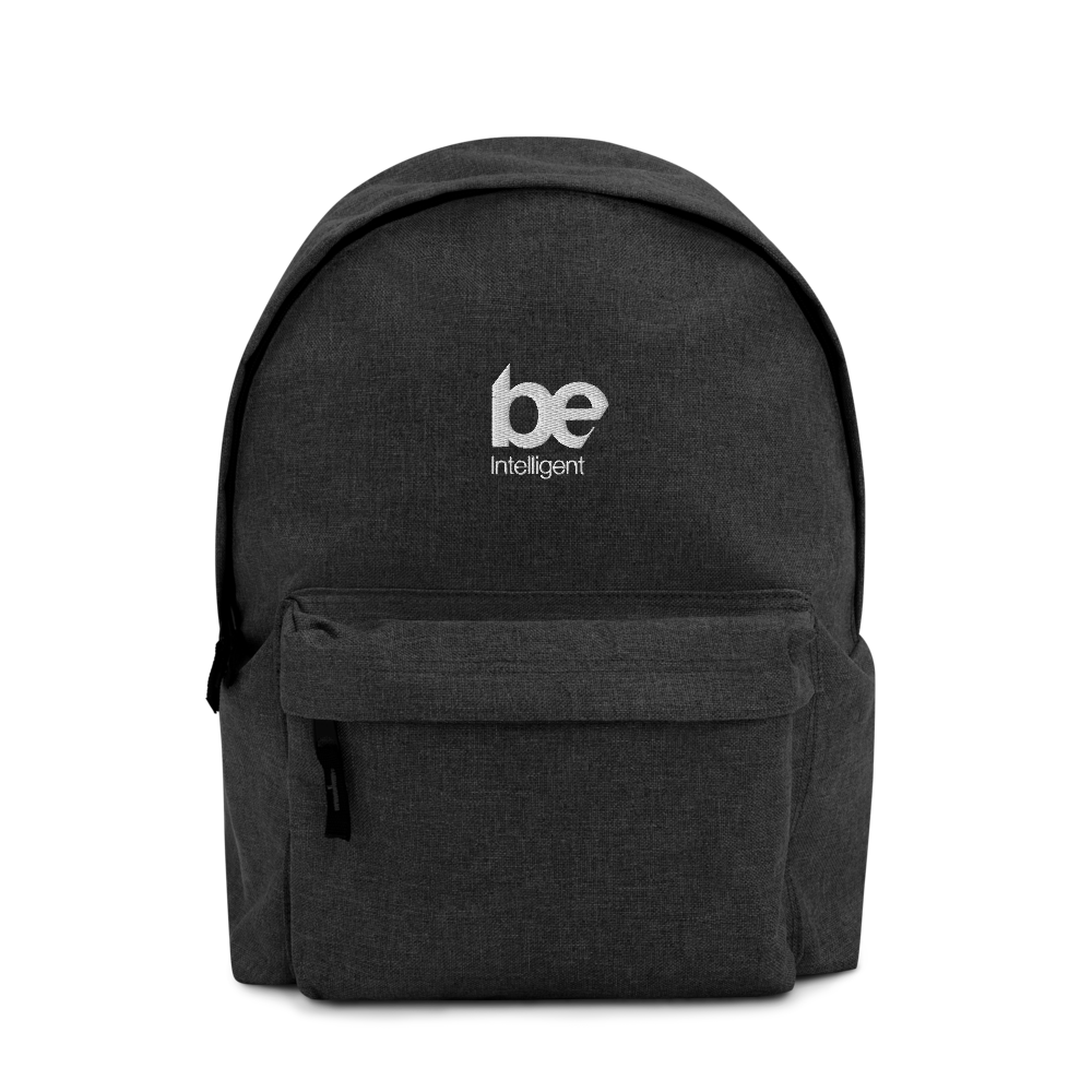 Be Intelligent Backpack (Embroidered) – YES, I AM