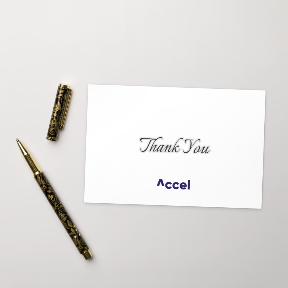 Accel Postcard – YES, I AM